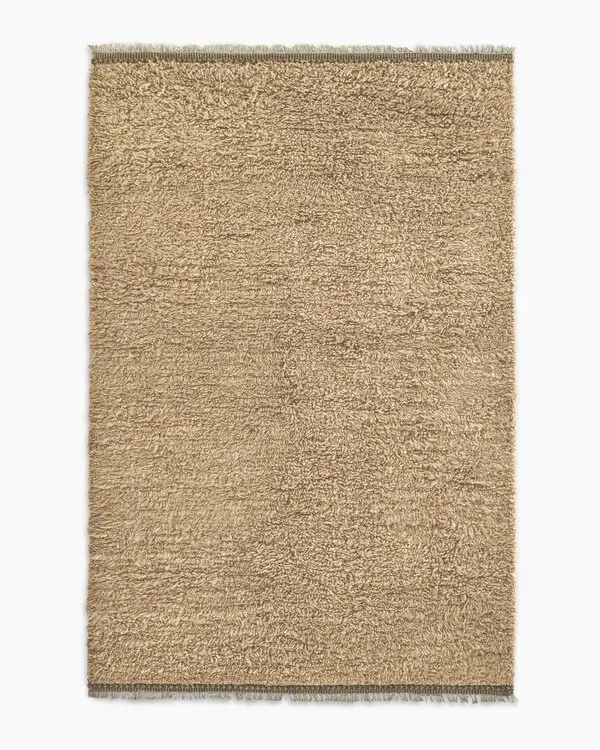 Quince Dover Wool Shag Rug - Natural