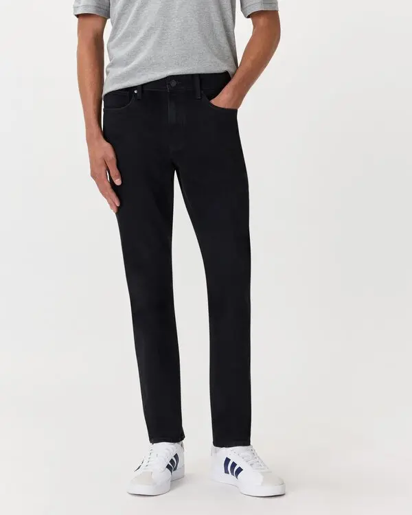 Quince Warren Stretch Slim Jeans - Black