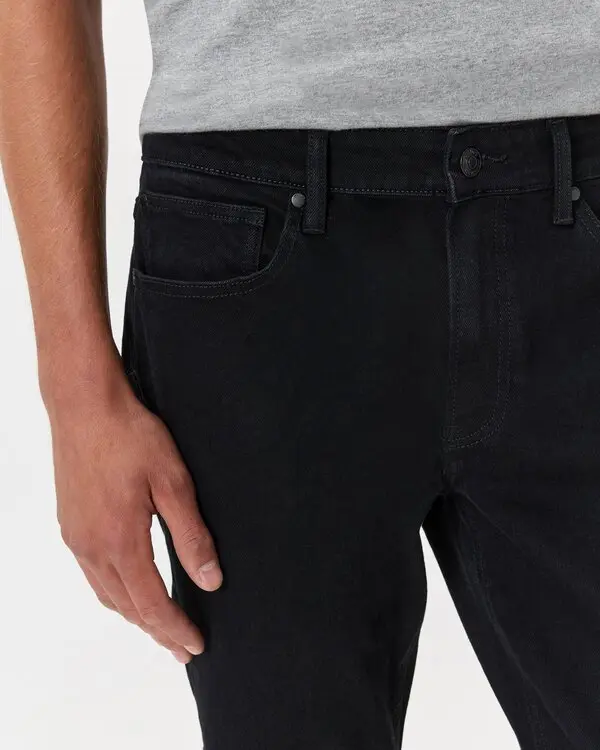 Quince Warren Stretch Slim Jeans - Black