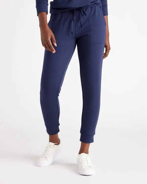 Quince Fleece Sweatpants - Navy