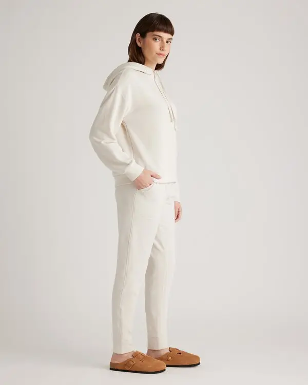 Quince Fleece Sweatpants - Off-white
