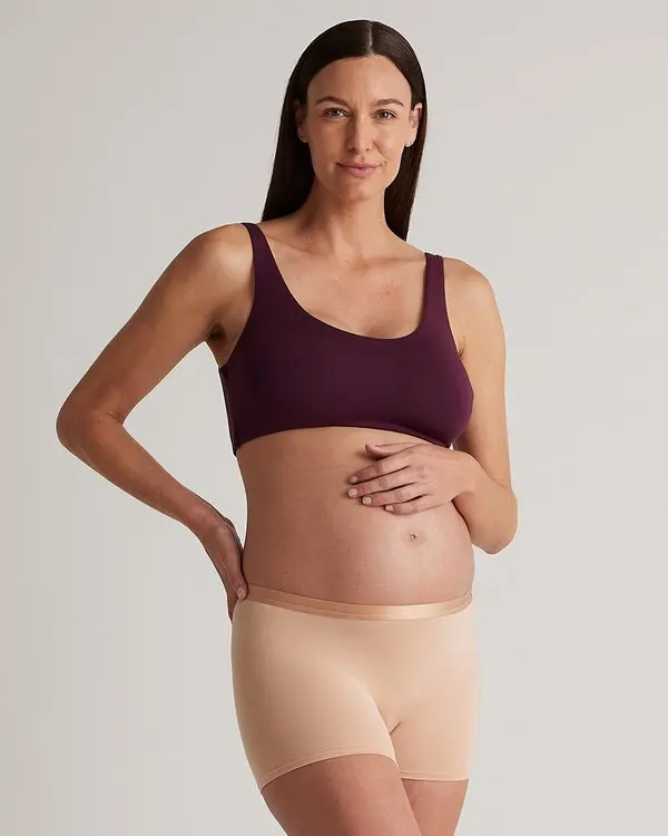 Quince Micromodal Maternity & Postpartum Bra - Syrah