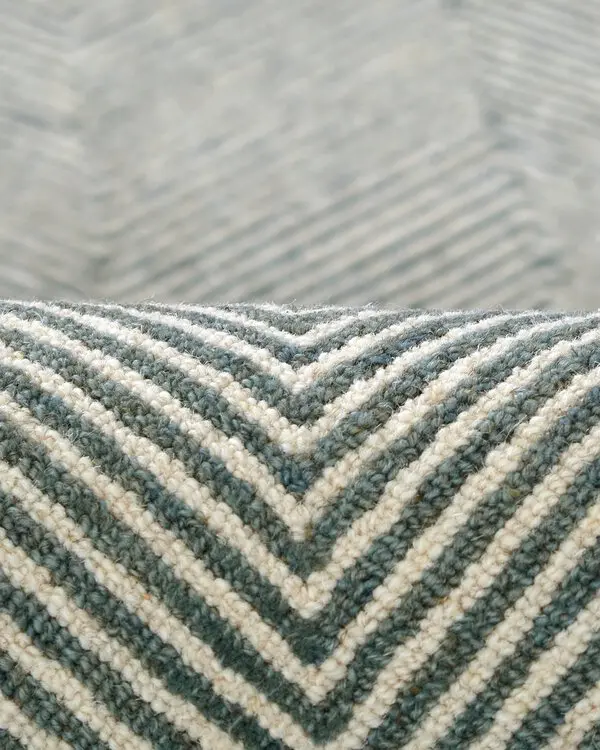 Quince Hudson Wool Rug - Blue