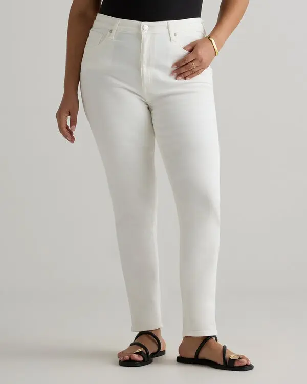 Quince Bella Stretch Skinny Jeans - Cloud White