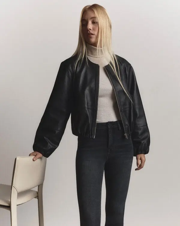 Quince Bella Stretch Skinny Jeans - Faded Black
