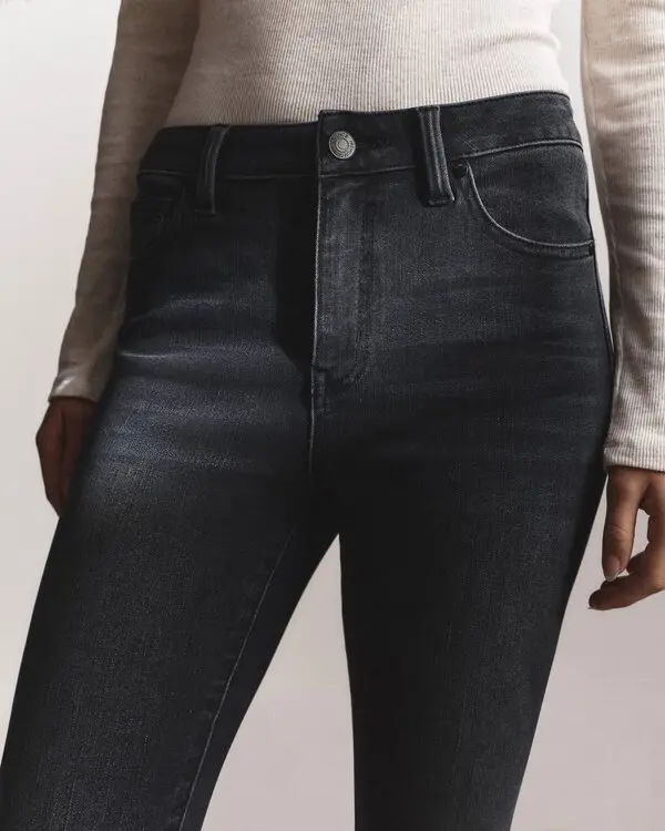 Quince Bella Stretch Skinny Jeans - Faded Black