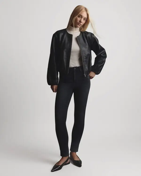 Quince Bella Stretch Skinny Jeans - Faded Black
