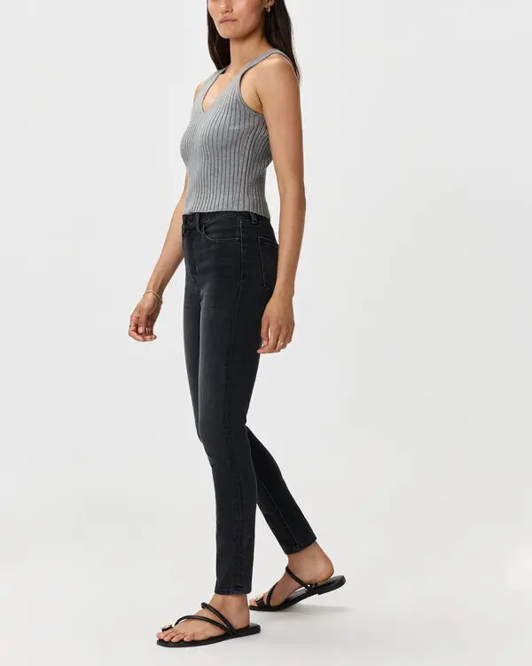 Quince Bella Stretch Skinny Jeans - Faded Black
