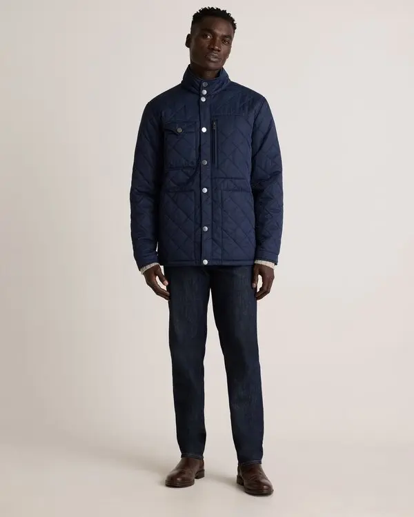 Quince Featherless Quilted Utility Jacket - Admiral