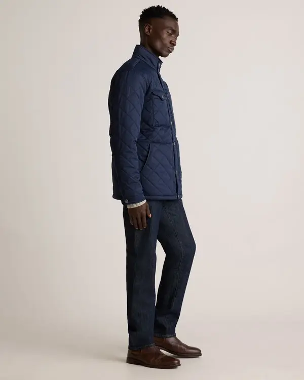 Quince Featherless Quilted Utility Jacket - Admiral
