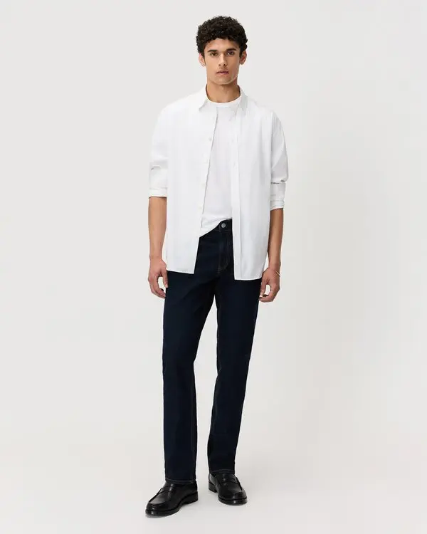 Quince Warren Stretch Straight Jeans - Clean Rinse