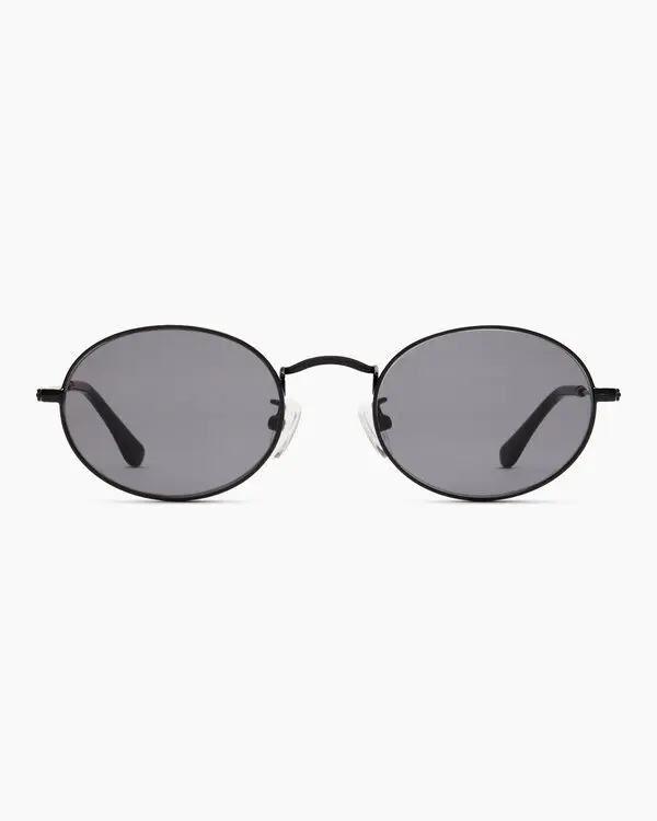 Quince Venice Polarized Stainless Steel Sunglasses - Black With Black Lens