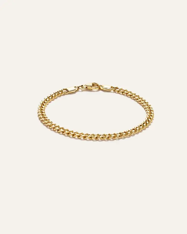 Quince Cuban Curb Chain Bracelet - Gold Vermeil