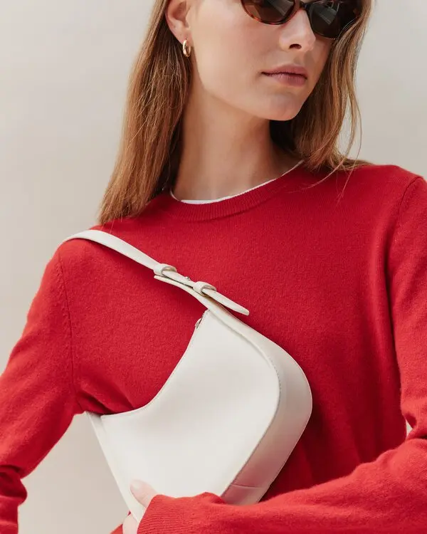 Quince Mercer Mini Shoulder Bag - Soft Ivory