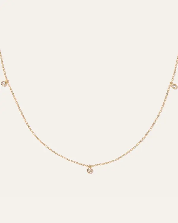 Quince Sapphire Choker Necklace - Gold Vermeil