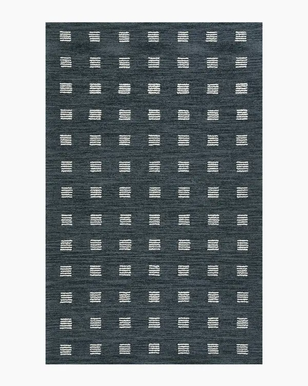 Quince Sullivan Hand-tufted Wool Rug - Blue