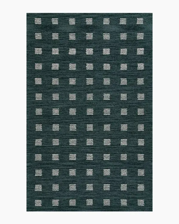 Quince Sullivan Hand-tufted Wool Rug - Blue