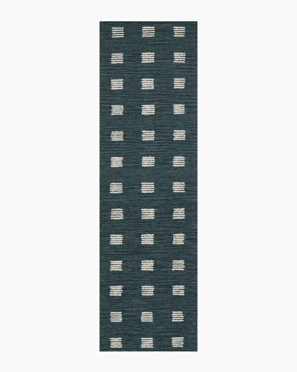 Quince Sullivan Hand-tufted Wool Rug - Blue