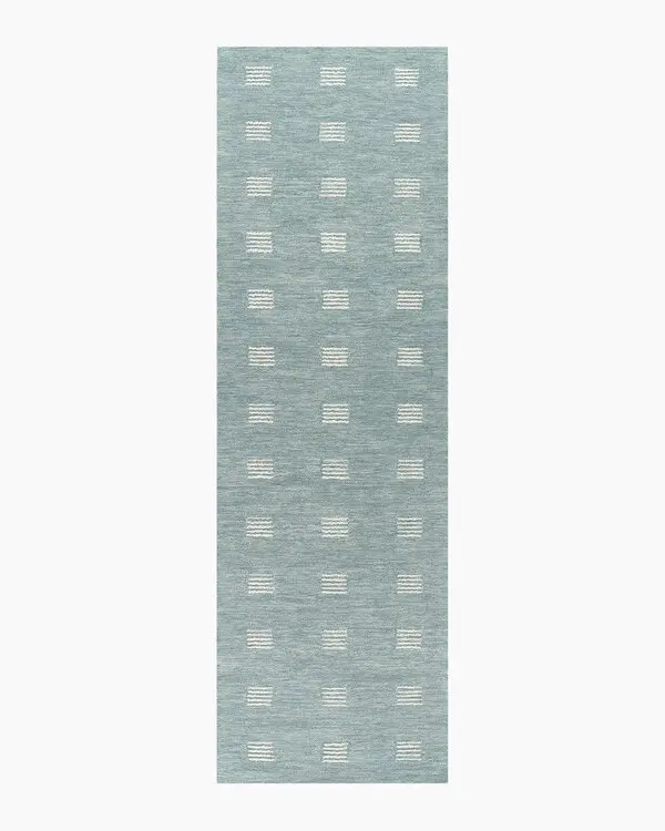 Quince Sullivan Hand-tufted Wool Rug - Light Blue