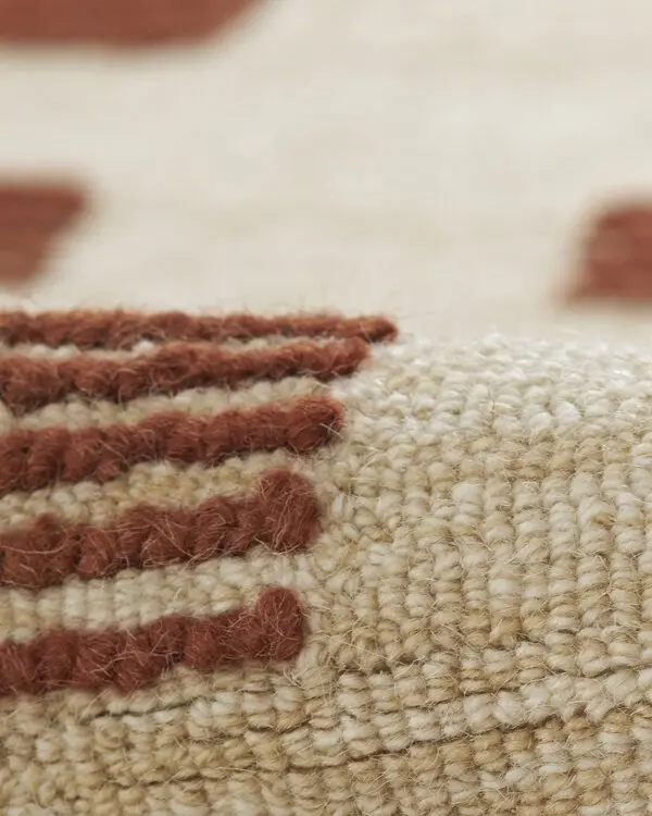 Quince Sullivan Hand-tufted Wool Rug - Rust