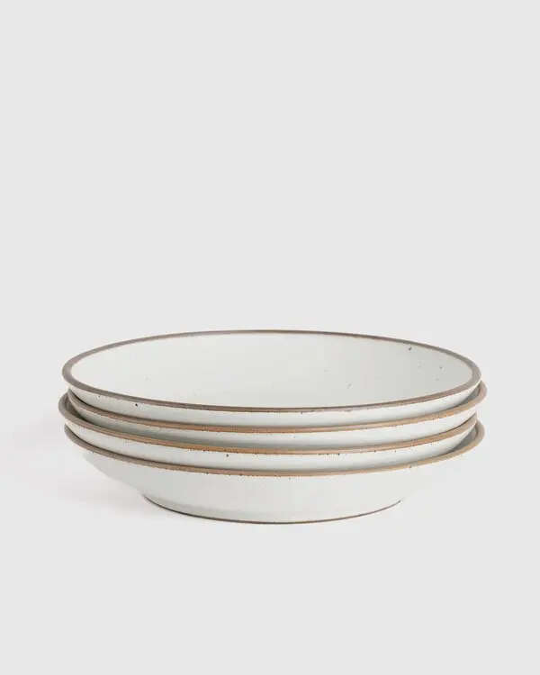 Quince East Fork Coupe Plates - Eggshell