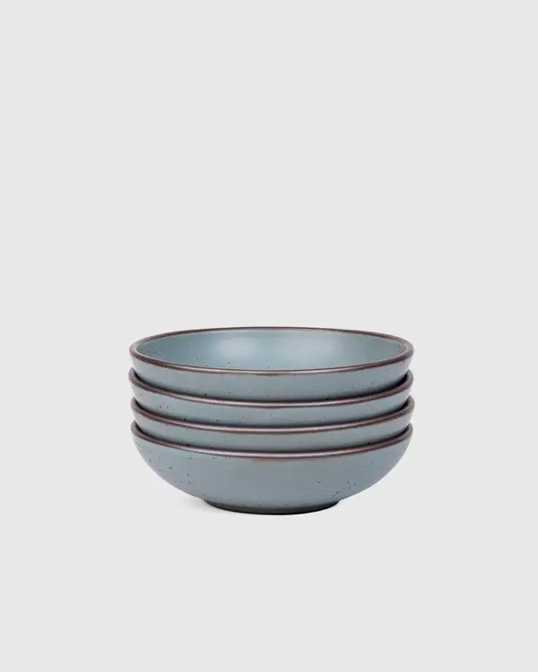 Quince East Fork Everyday Bowl, Set Of 4 - Heron