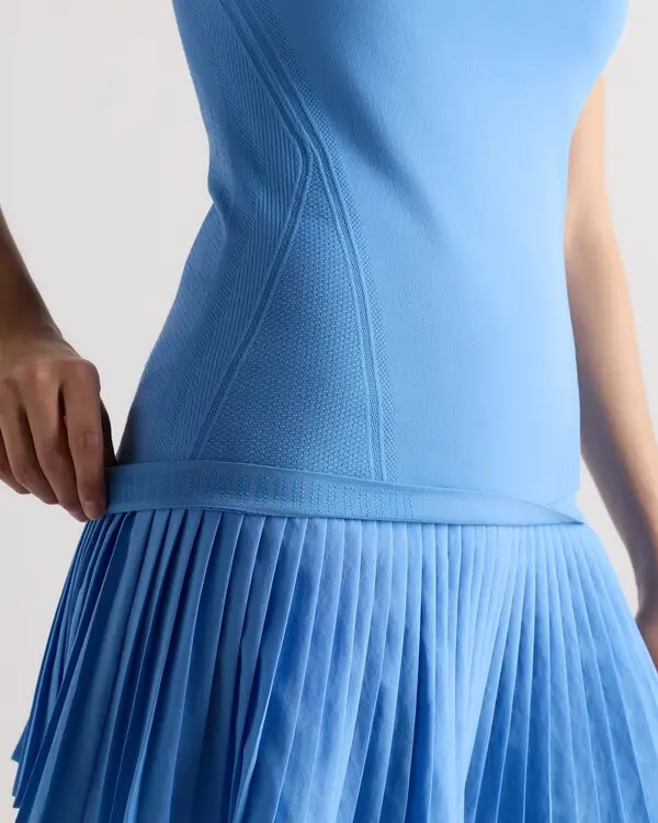 Quince Seamless Racerback Tank Top - Azul Blue