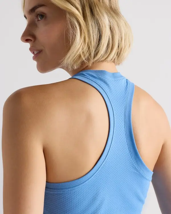 Quince Seamless Racerback Tank Top - Azul Blue