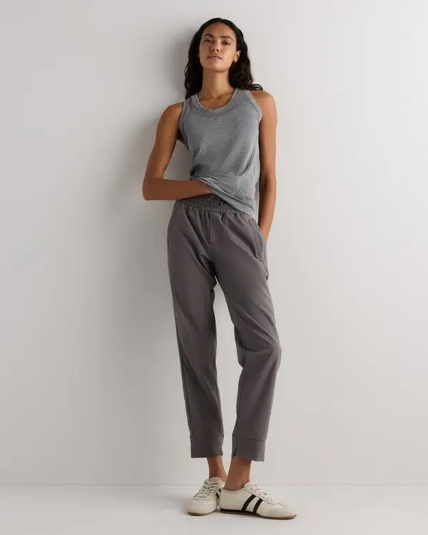 Quince Seamless Racerback Tank Top - Heather Grey