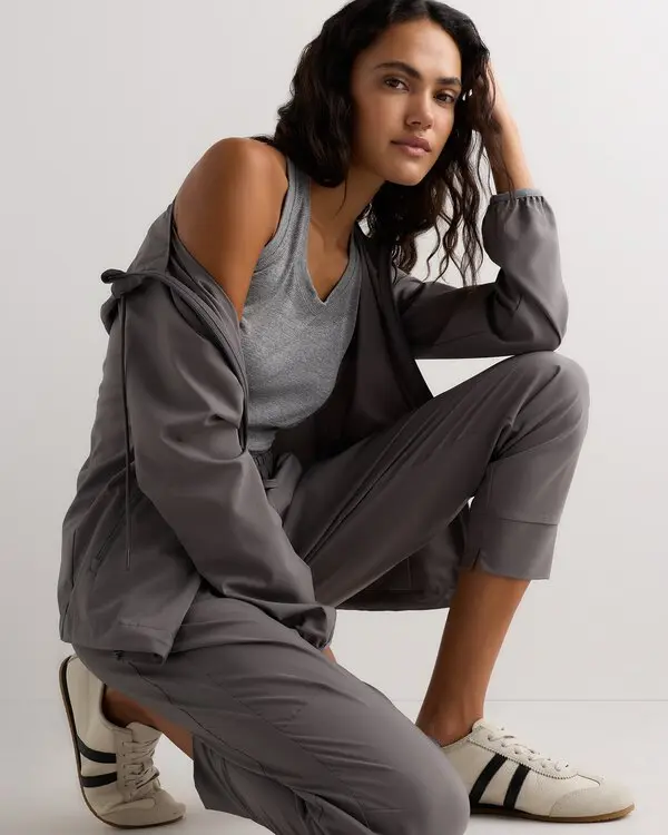 Quince Seamless Racerback Tank Top - Heather Grey