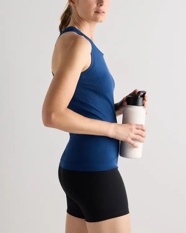 Quince Seamless Racerback Tank Top - Royal Blue
