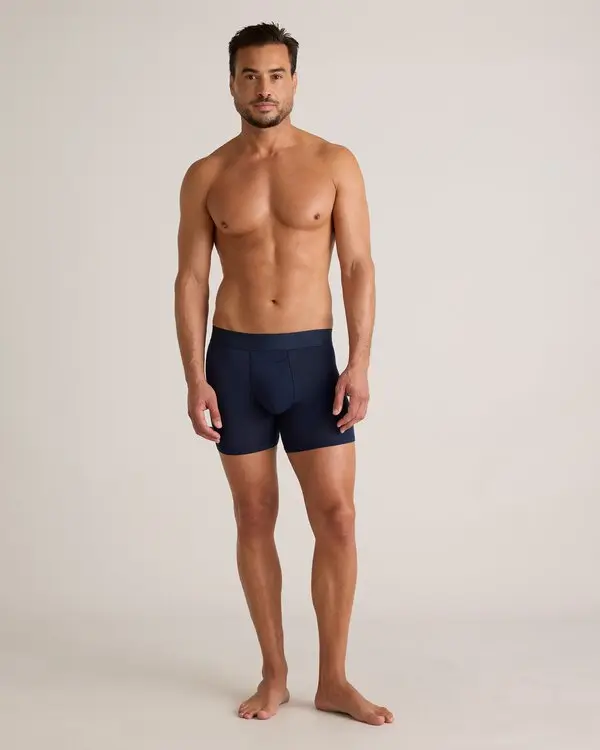 Quince Micromodal 4" Trunk - Navy