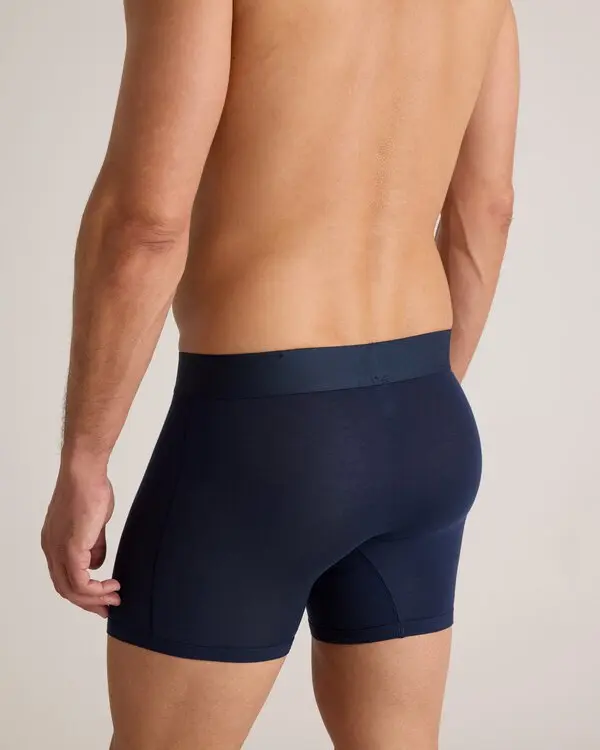Quince Micromodal 4" Trunk - Navy