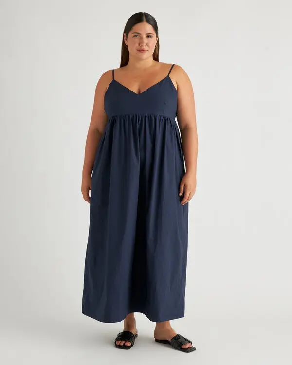 Quince Organic Cotton Sleeveless Maxi Dress