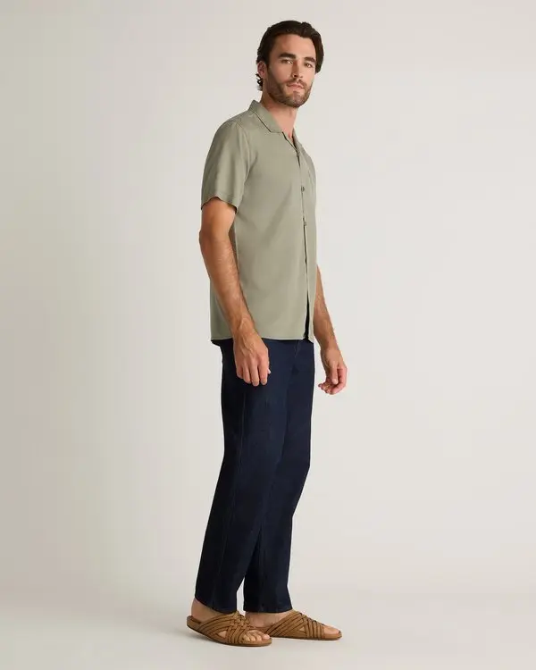 Quince Vintage Wash Tencel Camp Shirt