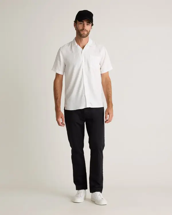 Quince Vintage Wash Tencel Camp Shirt