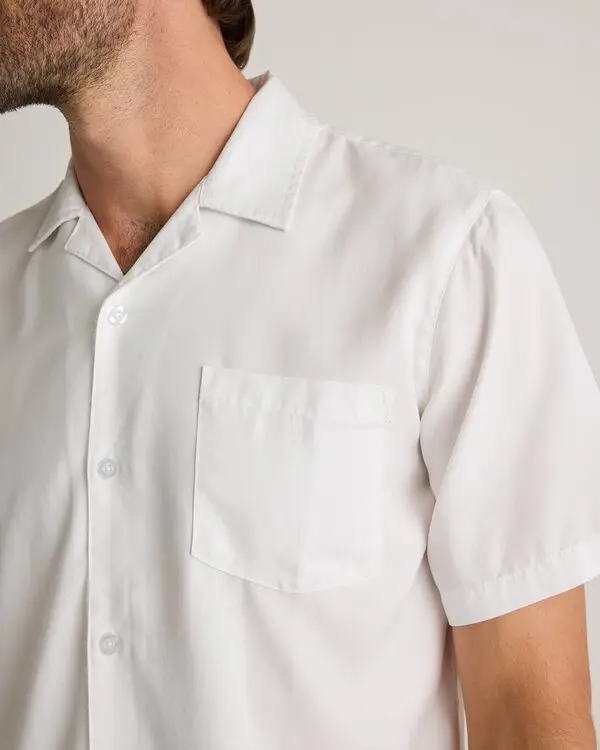 Quince Vintage Wash Tencel Camp Shirt