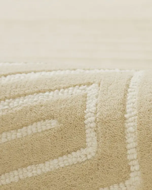 Quince Langdon Hand-tufted Wool Rug - Beige