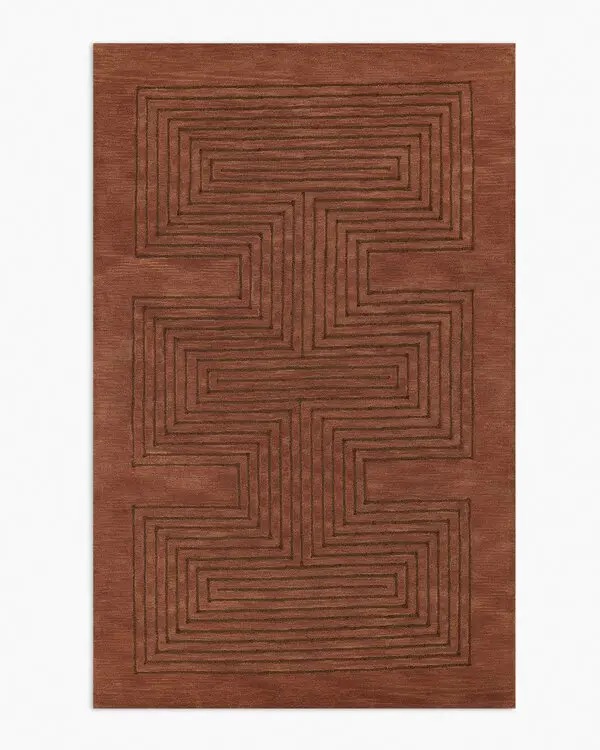 Quince Langdon Hand-tufted Wool Rug - Copper