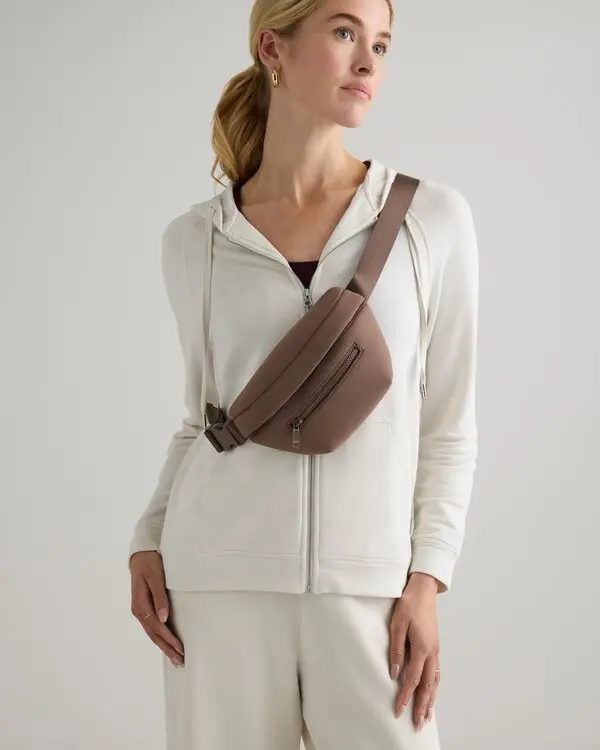 Quince Neoprene Belt Bag - Espresso