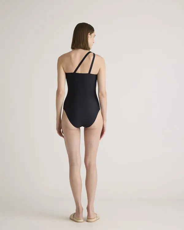 Quince Italian One-shoulder One-piece Swimsuit
