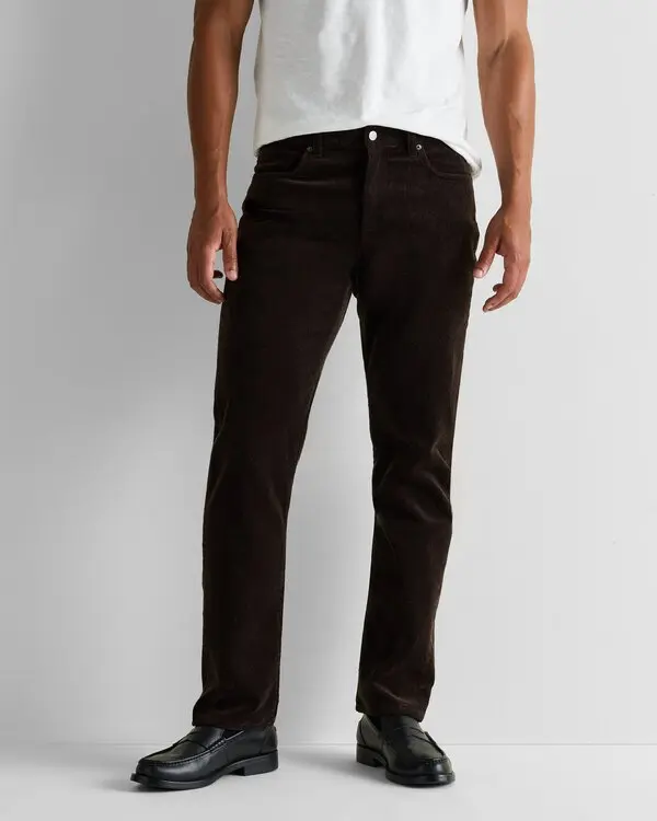 Quince Organic Stretch Corduroy 5-pocket Pants - Espresso