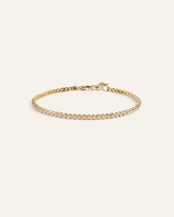 Quince 14k Gold Diamond Petite Tennis Bracelet - Yellow Gold