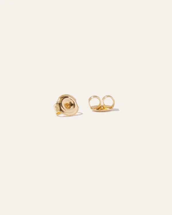 Quince 14k Gold Gemstone Stud Earrings - Blue Sapphire