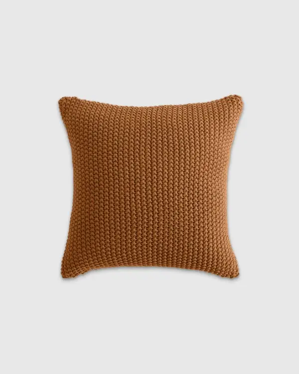 Quince Cotton Fisherman Pillow Cover - Amber