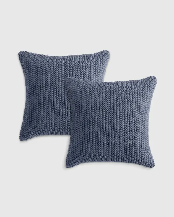 Quince Cotton Fisherman Pillow Cover - Mineral