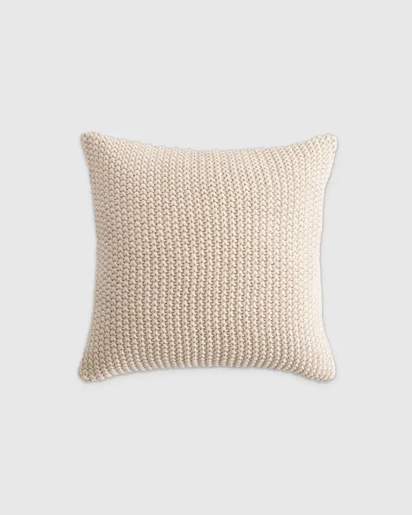 Quince Cotton Fisherman Pillow Cover - Natural