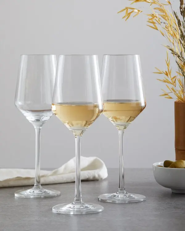 Quince Zwiesel Glas Pure White Wine Glass, Set Of 6