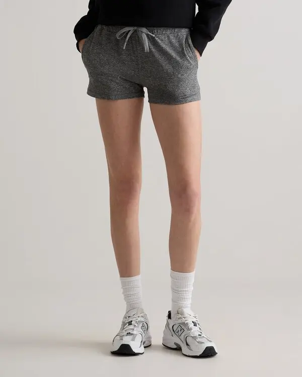 Quince Performance Shorts - Heather Grey
