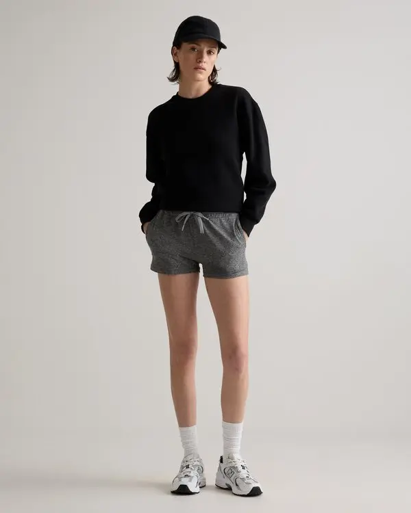 Quince Performance Shorts - Heather Grey